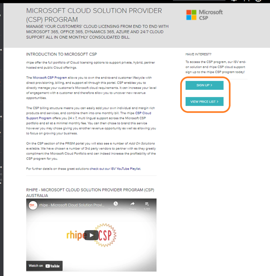 PRISM Partner Billing Platform I Crayon Channel APAC